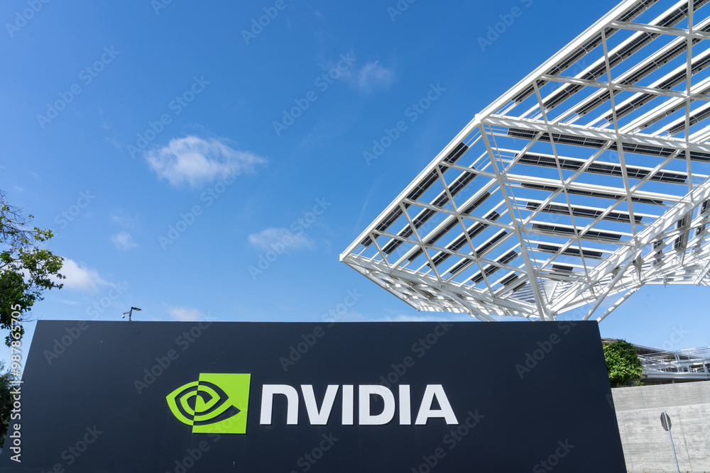 Nvidia headquarters in Santa Clara, California, USA - June 11, 2023 ...