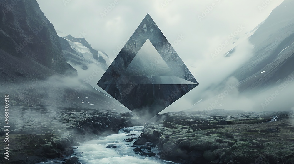 Imagine landscapes where the laws of physics do not apply, with ...