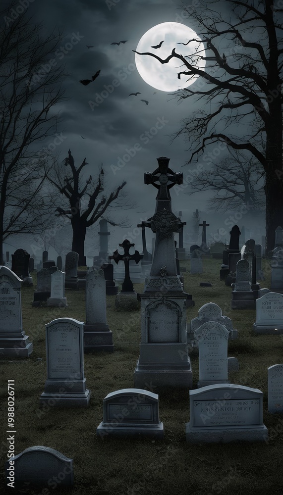 animated eerie comics horror tombstones graveyard haunted haunted ...