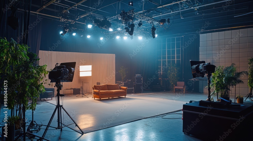 Soundstage filming studio for music videos, offering a large ...