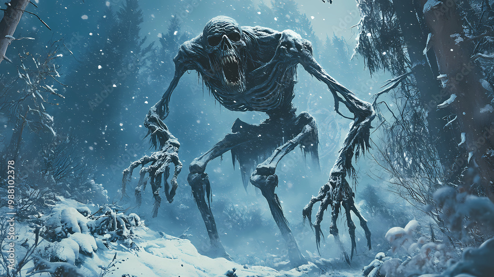 Myth of the wendigo a terrifying creature of hunger ancient native ...
