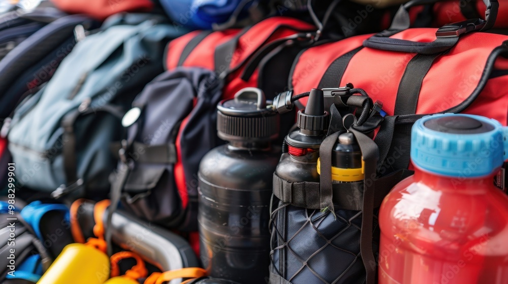 Medical Supply Kit: A comprehensive kit equipped with first aid ...