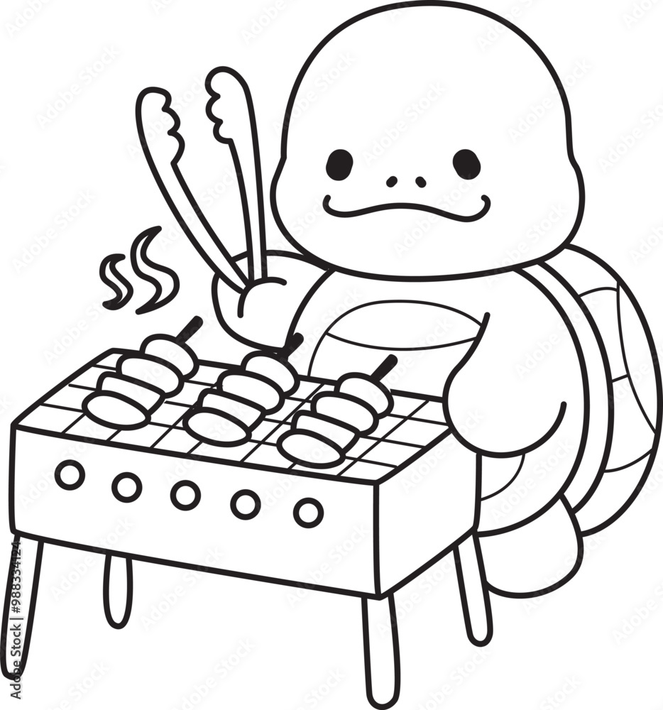 Free printable cute turtle for kindergarten. Preschool outline ...