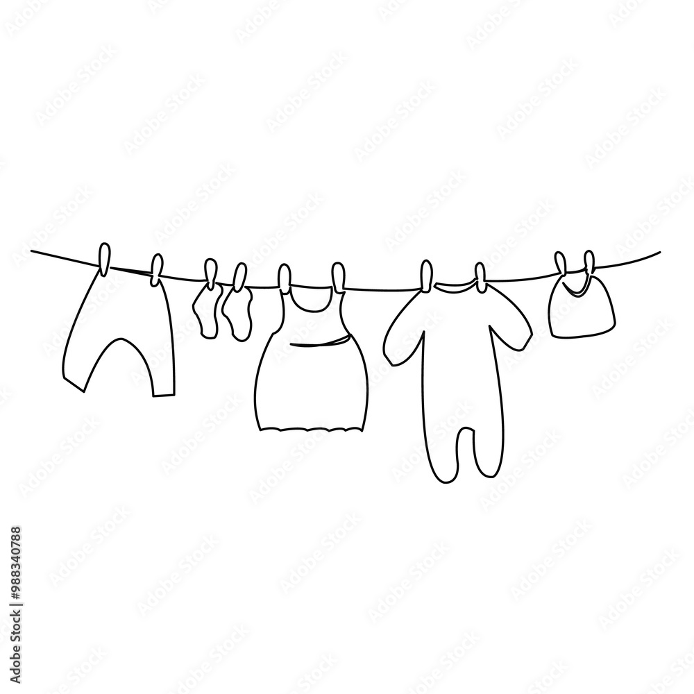 One continuous single drawing line art flat doodle man, safety, suit ...