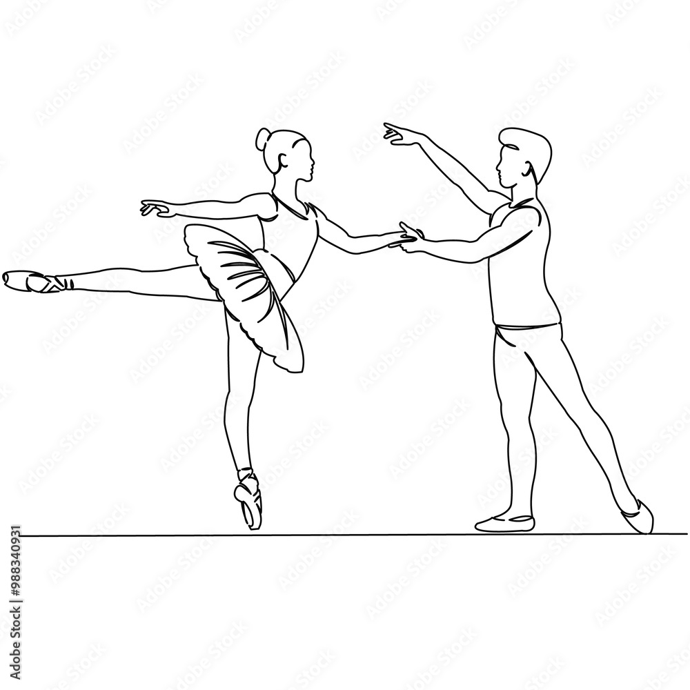 One continuous single drawing line art doodle one line, beautiful ...