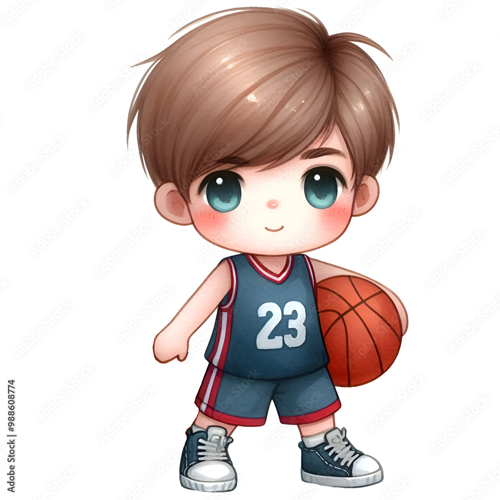 Ilustración de Stock Cute Boys Clipart, Chibi Boy, Children Clipart ...
