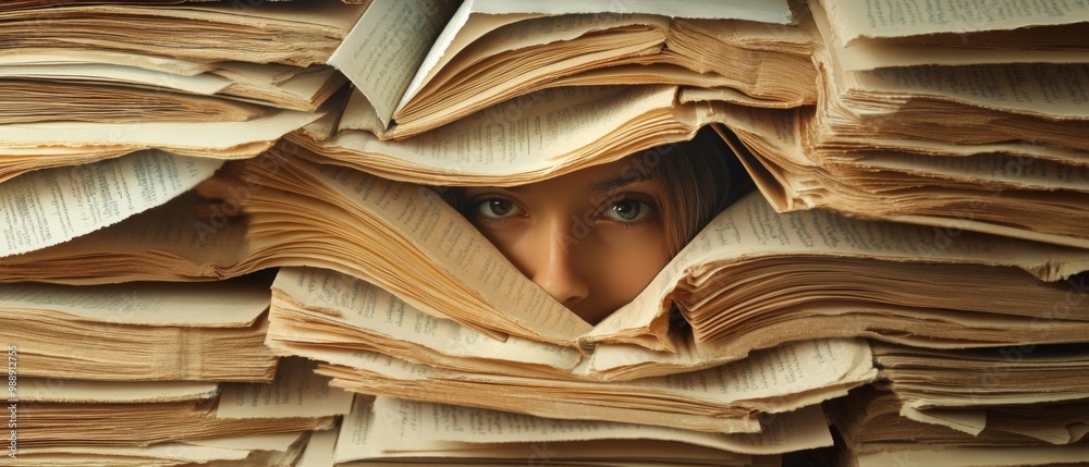 Hidden cheat sheet cleverly hidden within a book is pages, with ...