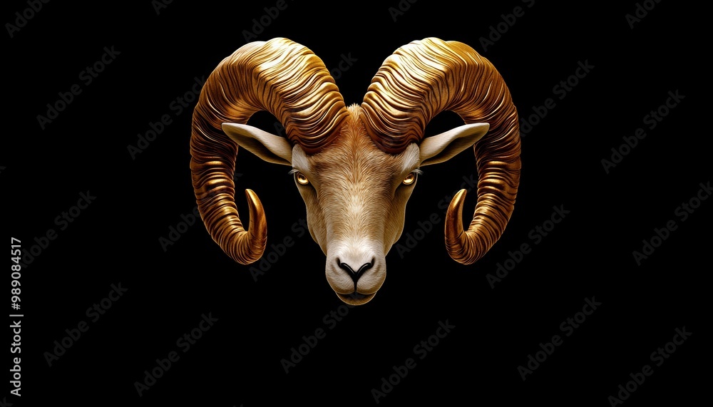 Aries Zodiac Sign, A bold and fierce depiction of the Aries zodiac sign ...