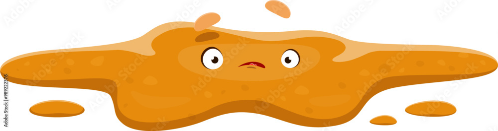 Cartoon poop emoji, funny poo excrement character, happy toilet shit ...