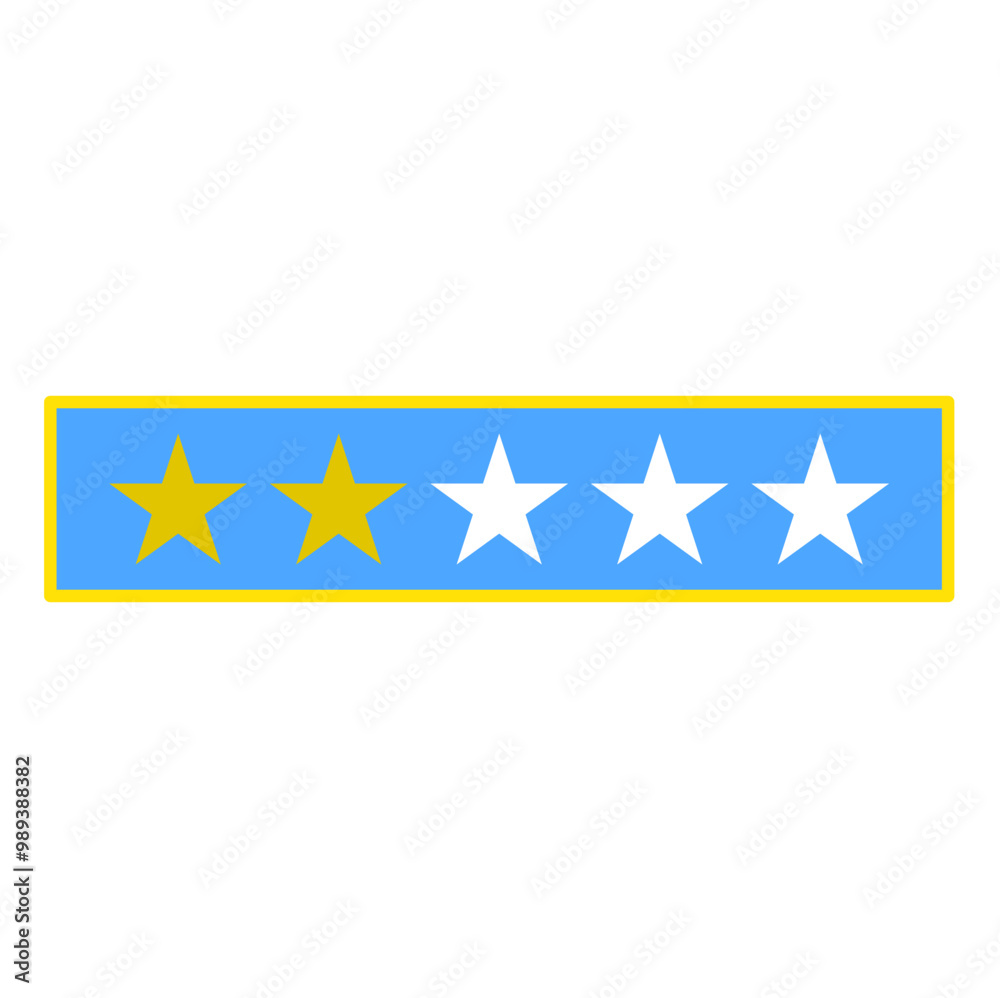 Star rating. Scoring from zero to five points. Vector illustration in ...