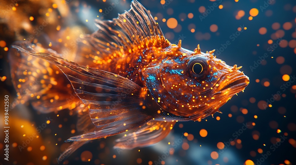 Bewitching Venom - Hyperrealistic 3D Model of a Poisonous Fish in an ...