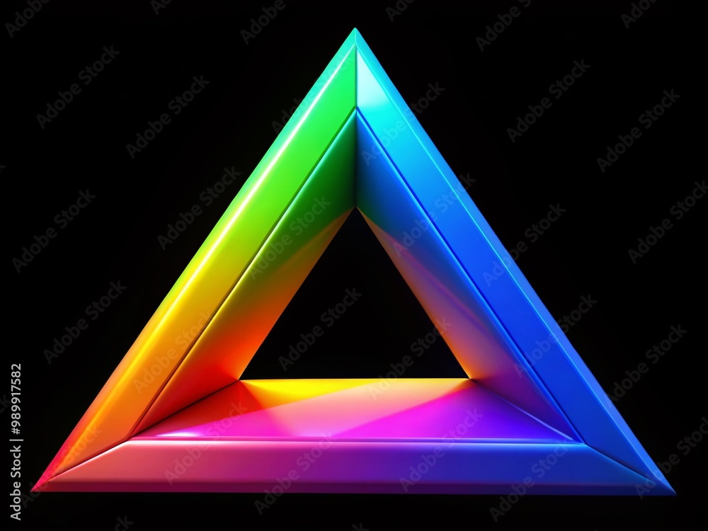 Geometric Representation of a Scalene Triangle with Colorful Angles and ...