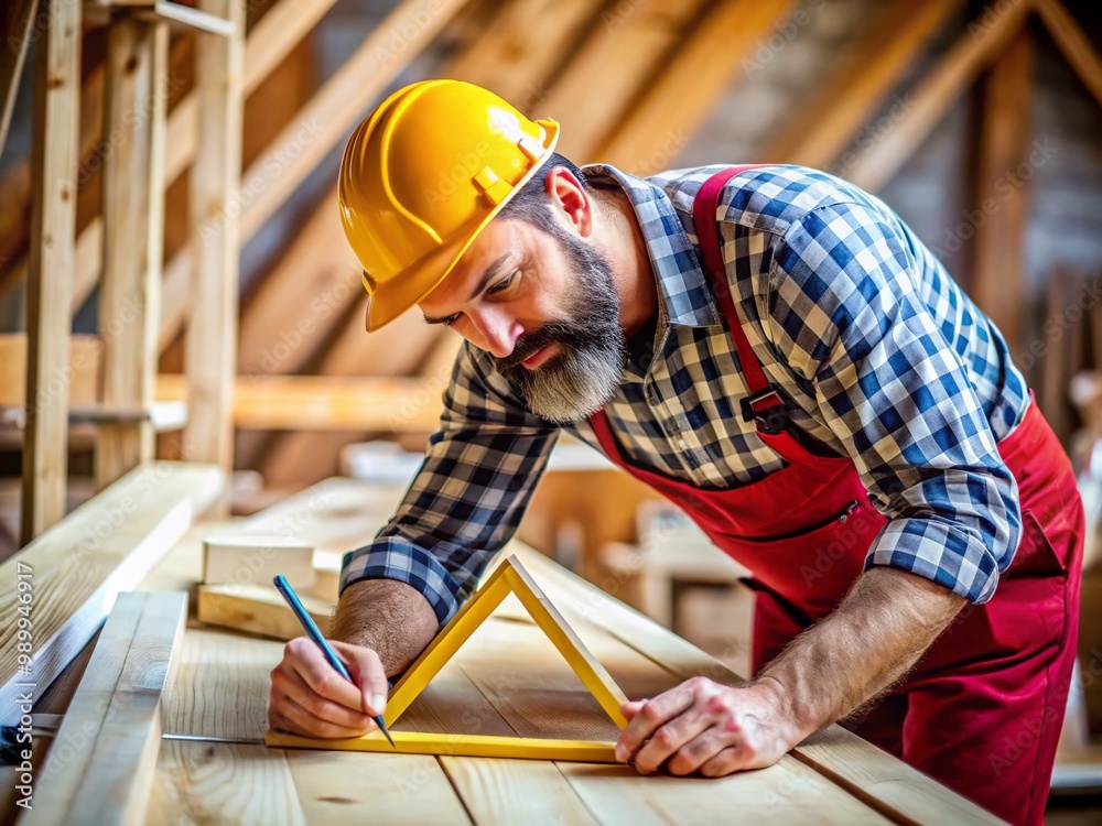 Measuring Angles with a Speed Square Tool for Precision in Carpentry ...