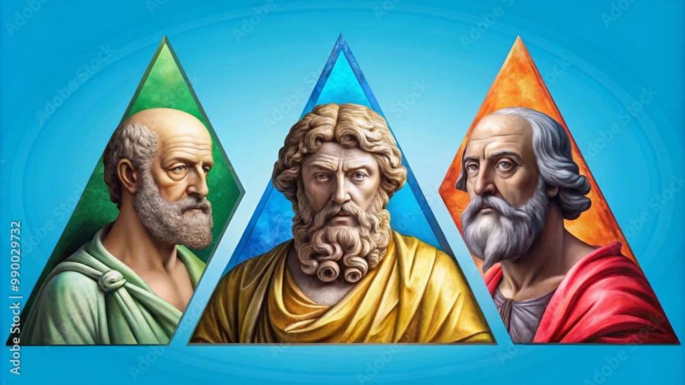 Visual Representation of Aristotle's Rhetorical Triangle: Ethos, Pathos ...