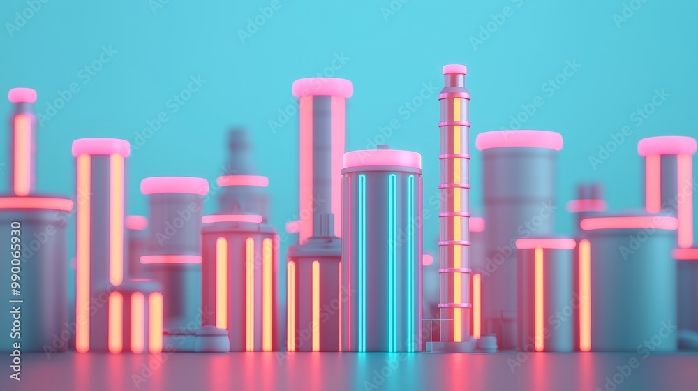 Futuristic Cityscape Representing Environment Social Governance (ESG ...