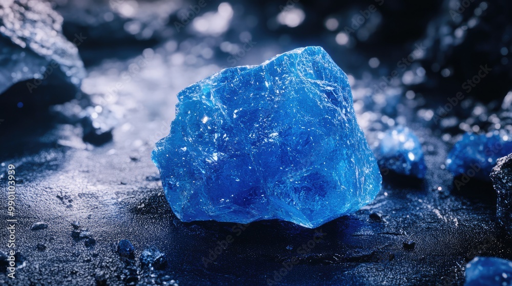 Sapphire allure: deep blue stone, the brilliance and timeless elegance ...