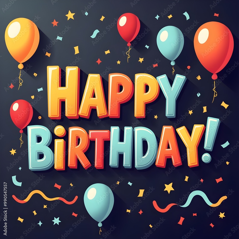 happy birthday card with balloons, Heartfelt Birthday Card Messages for ...