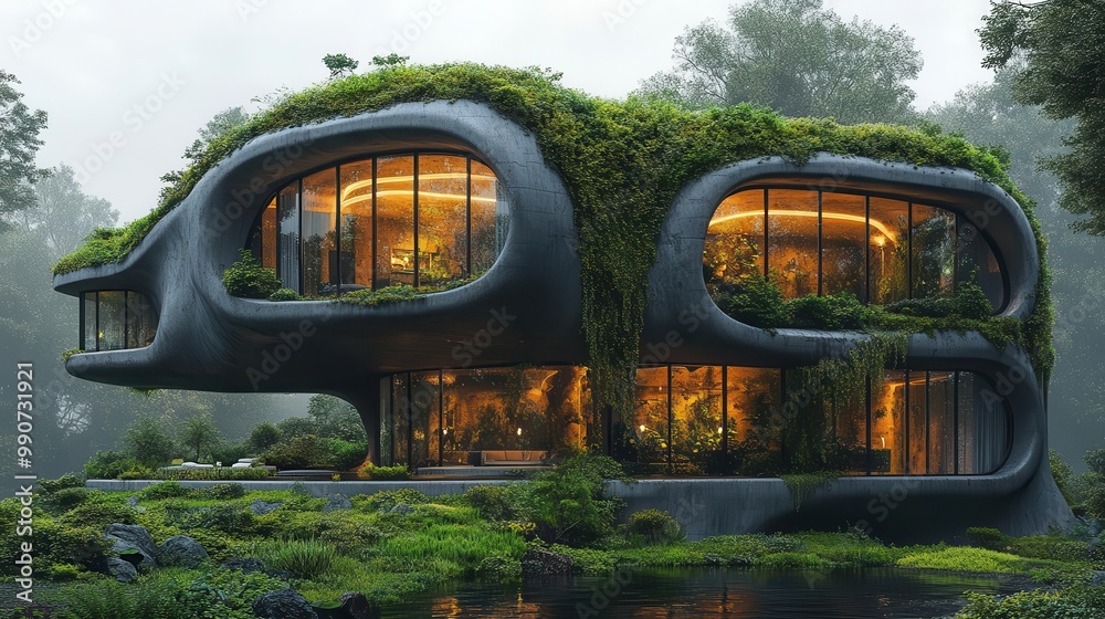 architects collaborating with ai holograms to design a sustainable ...