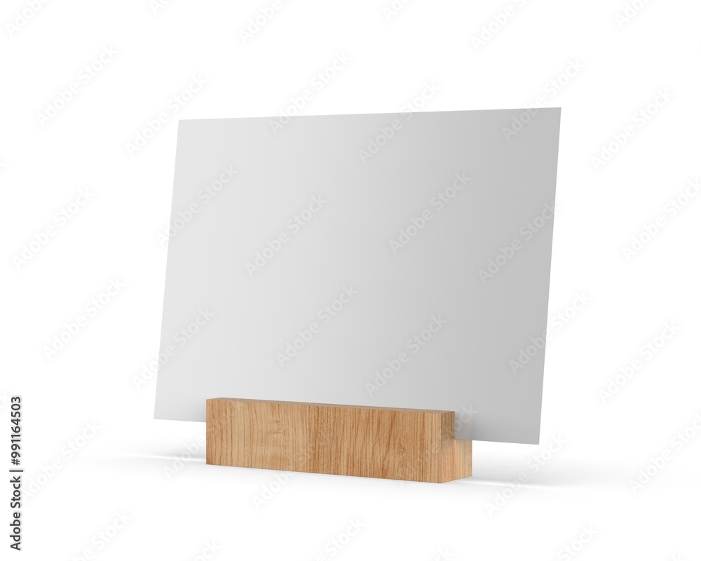 Blank table talkers promotional upright menu table tent top sign holder ...