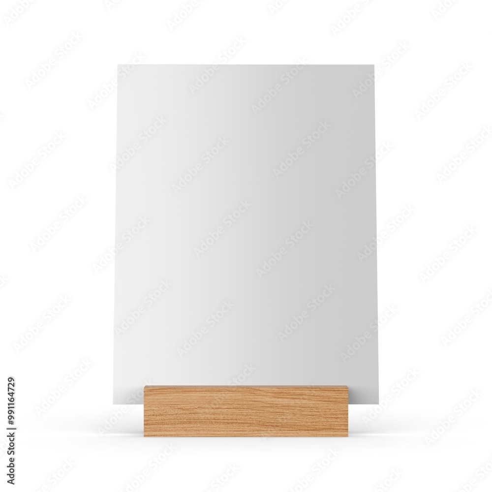 Blank table talkers promotional upright menu table tent top sign holder ...