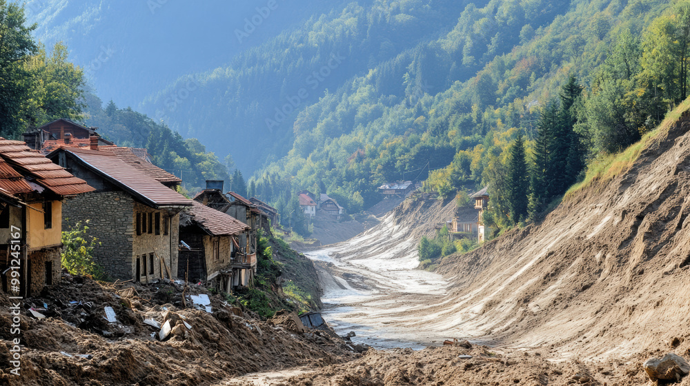 Landslides can bury entire villages in minutes, leaving behind stark ...