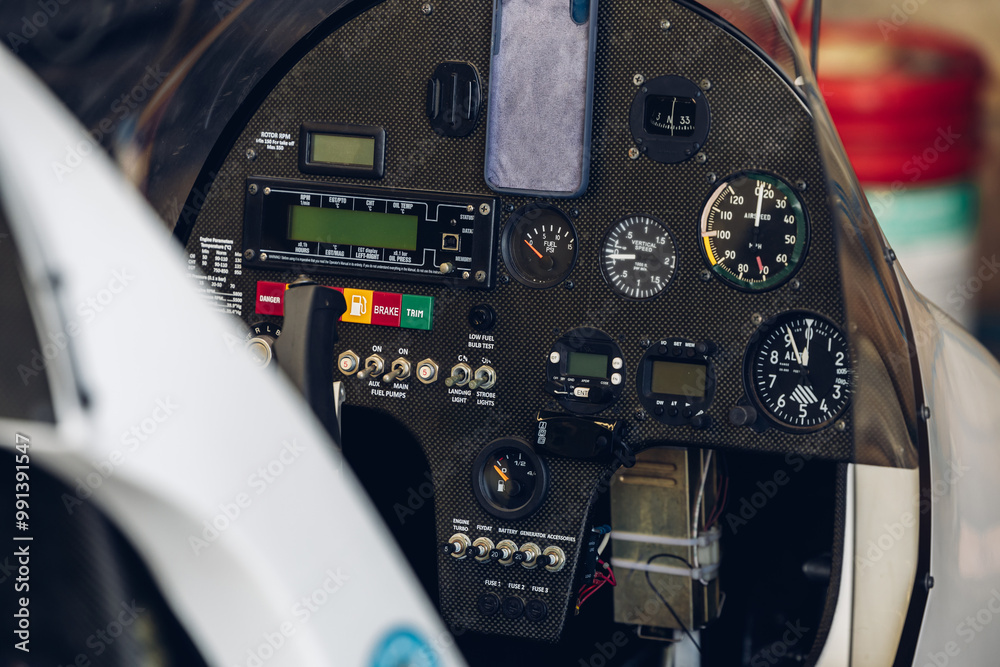 Airplane dashboard, fuel indicator. Fuel pump icon. gas gauge dashboard ...