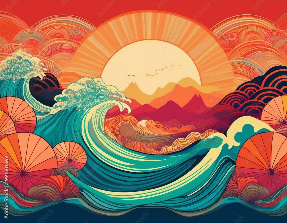 Background design for asian american and pacific islander heritage ...