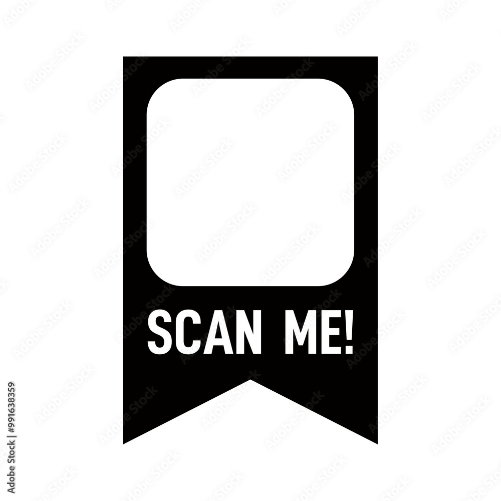 Scan me qr code on transparent background, Scan me labels sticker png ...