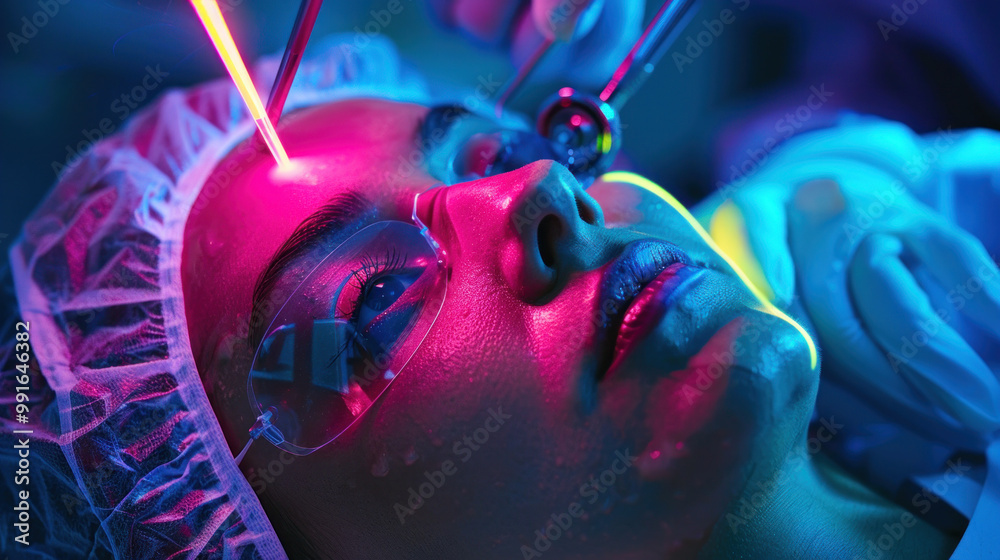 A surgeon whose tools are guided by laser beams that trace the most ...