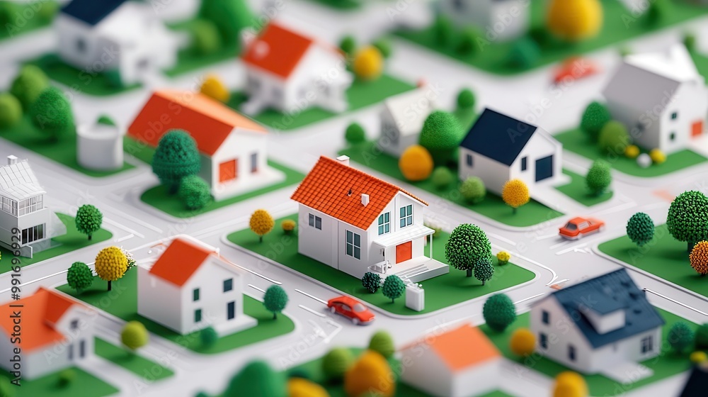 Passive house neighborhood with energy-efficient homes, community ...