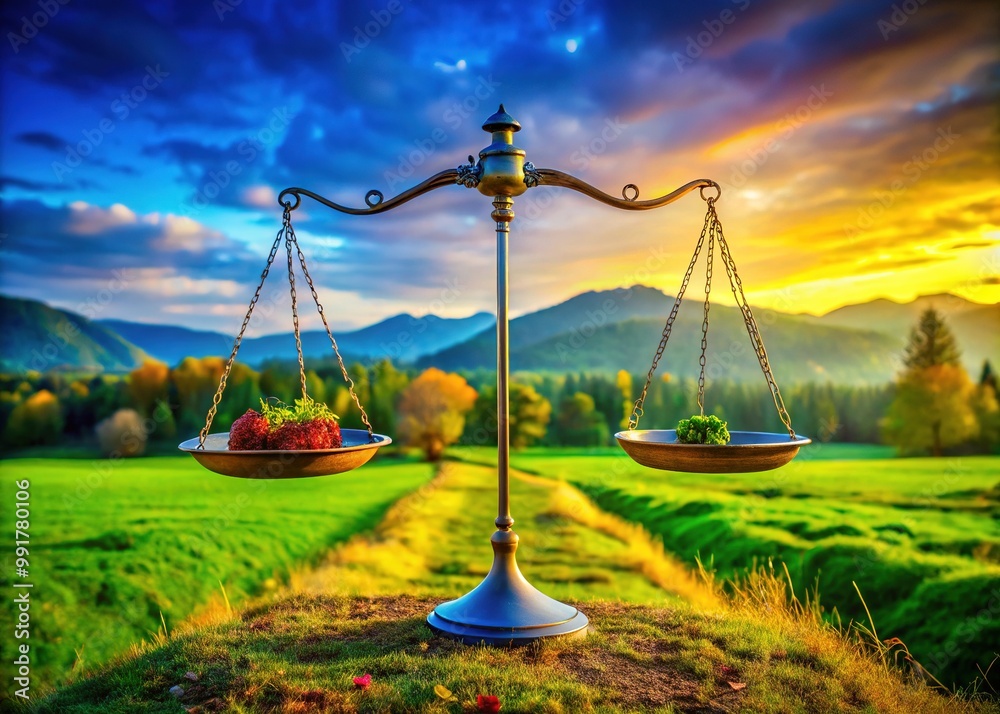 Misunderstanding and Misjudgment Concept with Scales Representing ...