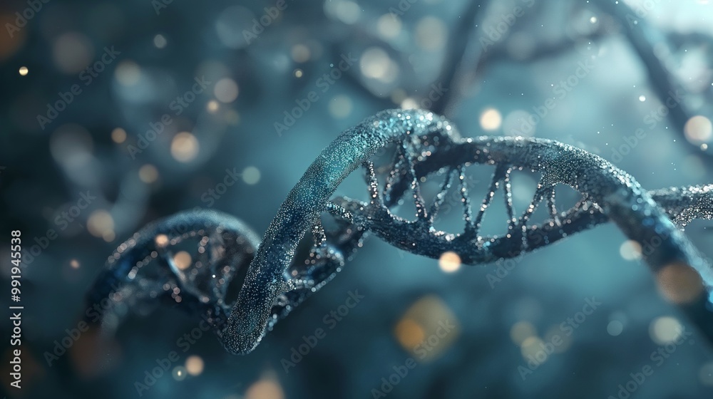 microscopic view of a single cell, revealing the complexity and order ...