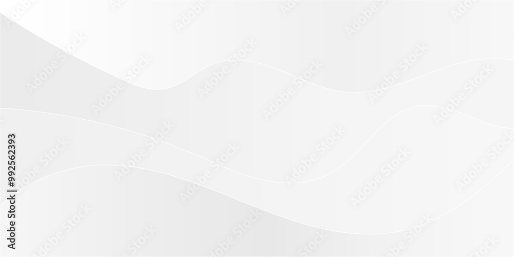 Minimalist White wave quality modern abstract background design. abstract gradient and white ...