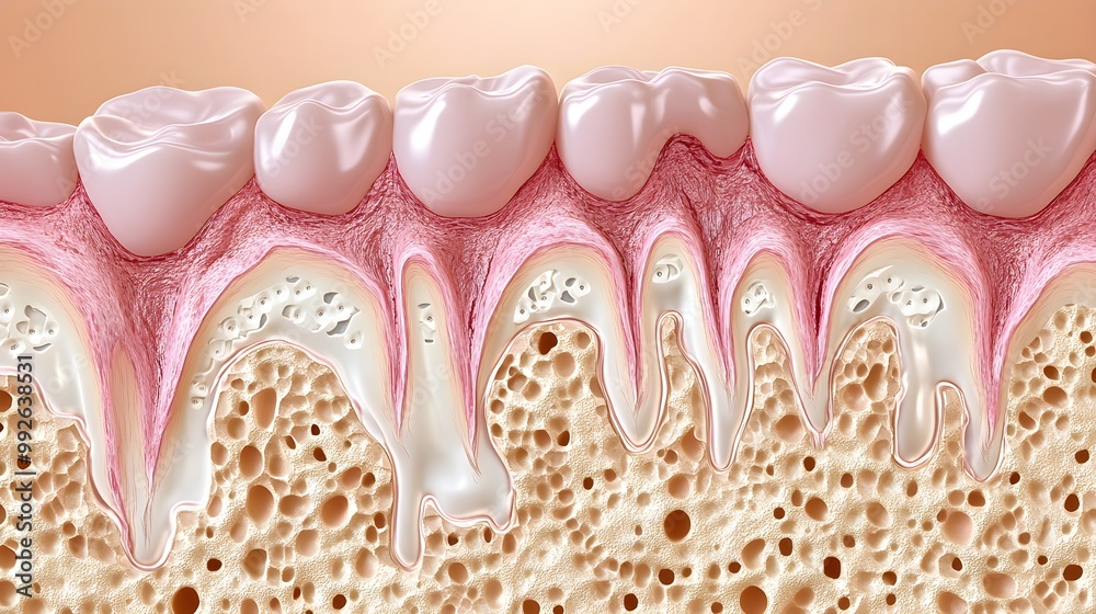 Cross-sectional view of acne treatment progression, highlighting ...
