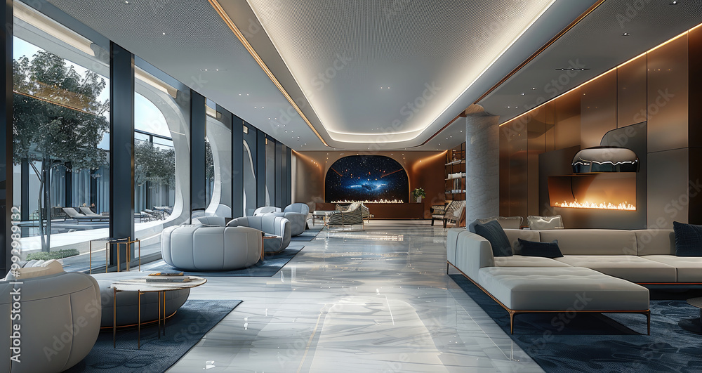 A premium vip lounge. Generative AI. Stock Photo | Adobe Stock