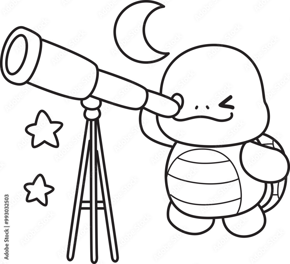 Free printable cute turtle for kindergarten. Preschool outline ...