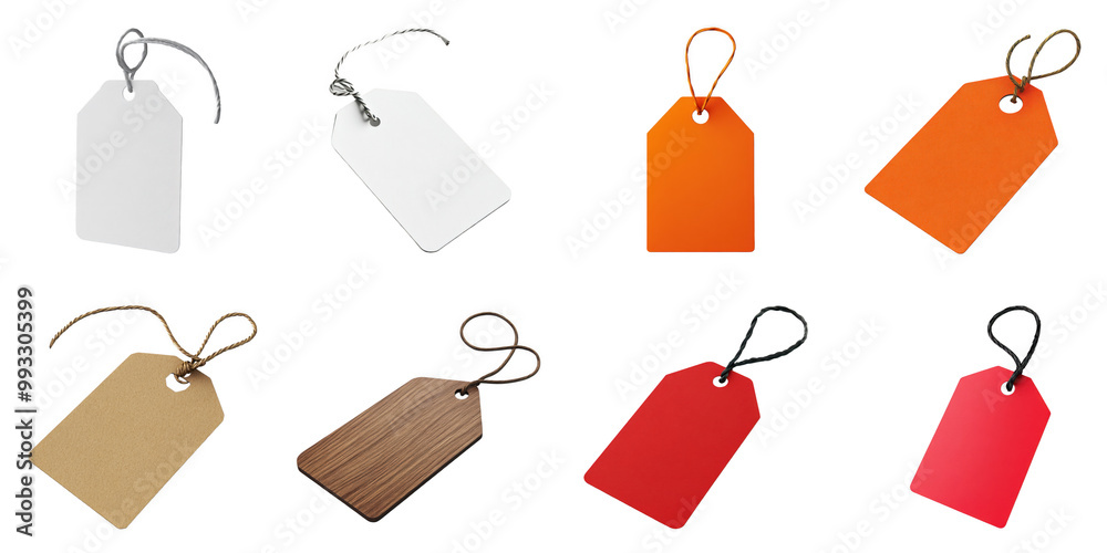 Price tag png isolated object set transparent background for all ...