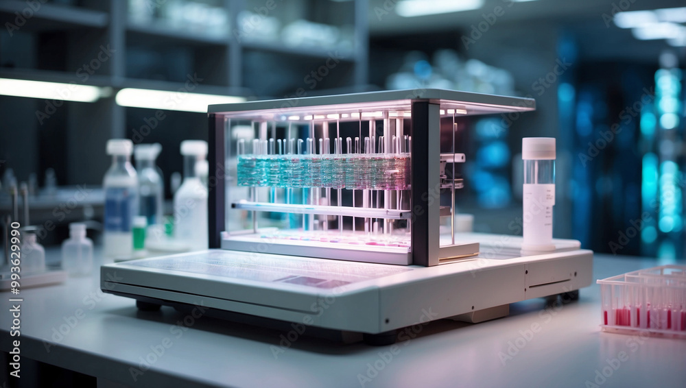 DNA Sequencing Machine Stock Photo | Adobe Stock