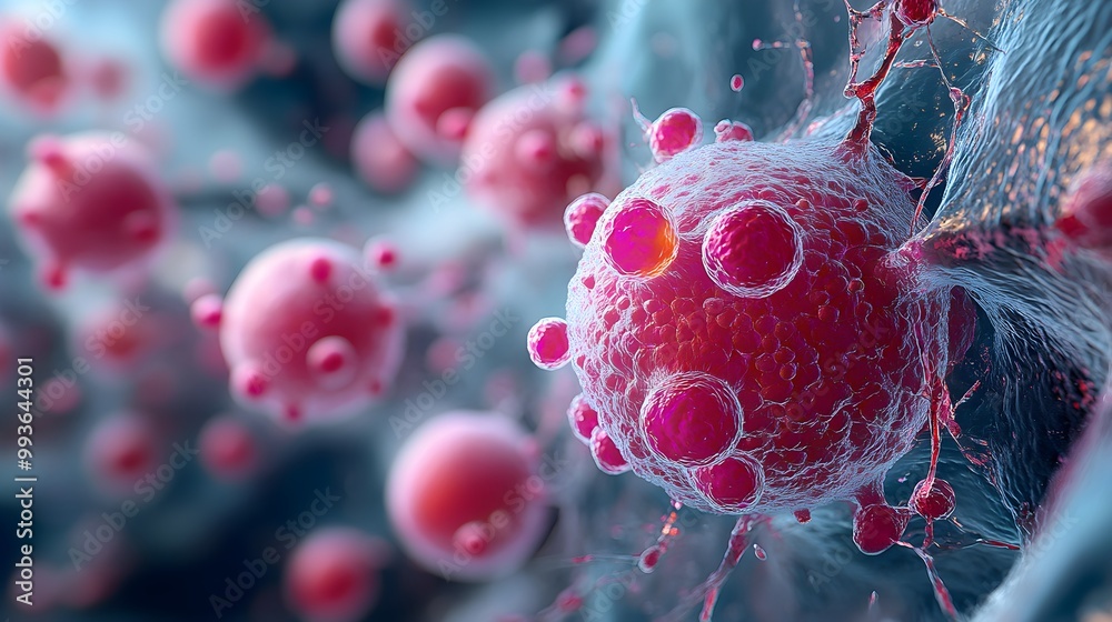 Transition from inflamed, scarred cells to fresh, healthy skin cells ...