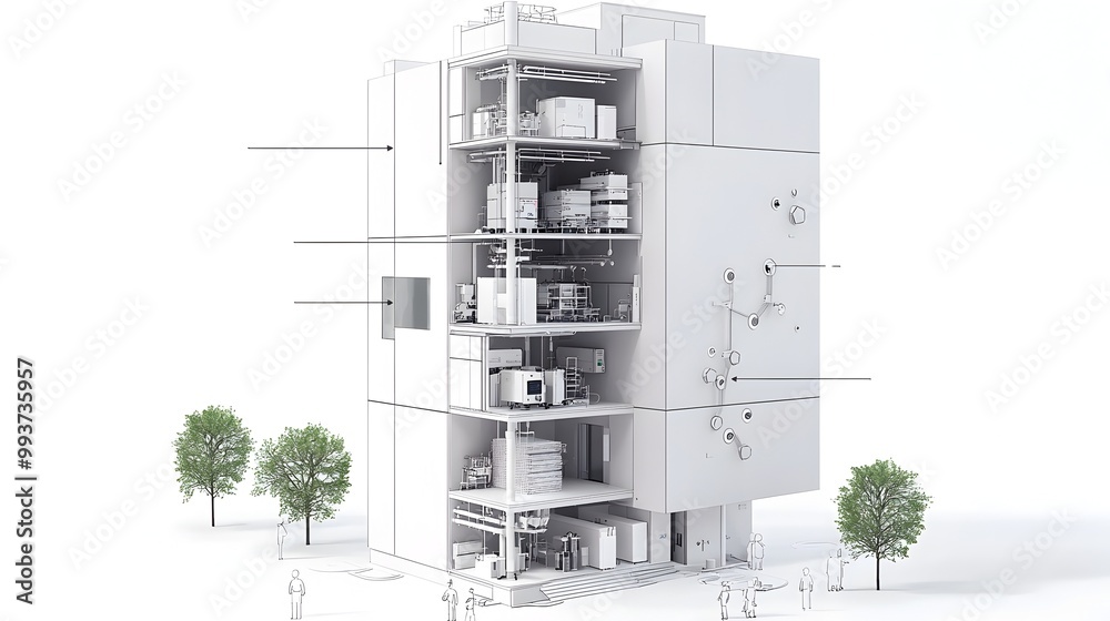 Detailed diagram illustrating the differences between natural ...