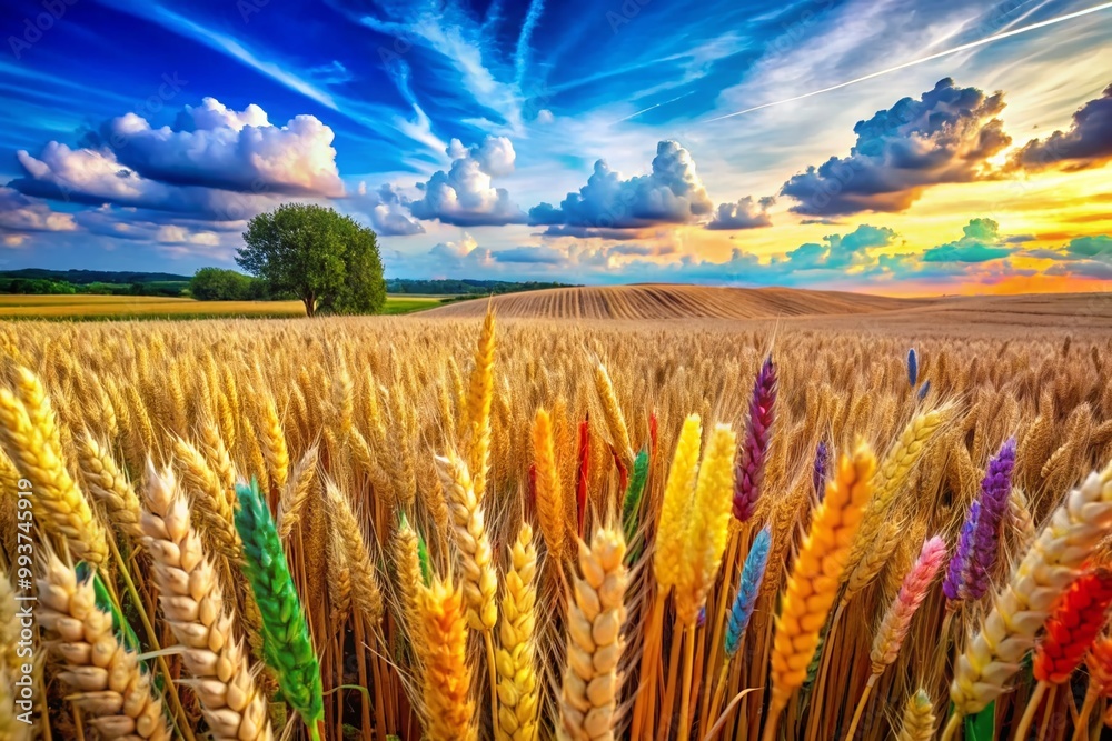 Wheat Coloring Page for Kids - Fun and Creative Activity for Young ...