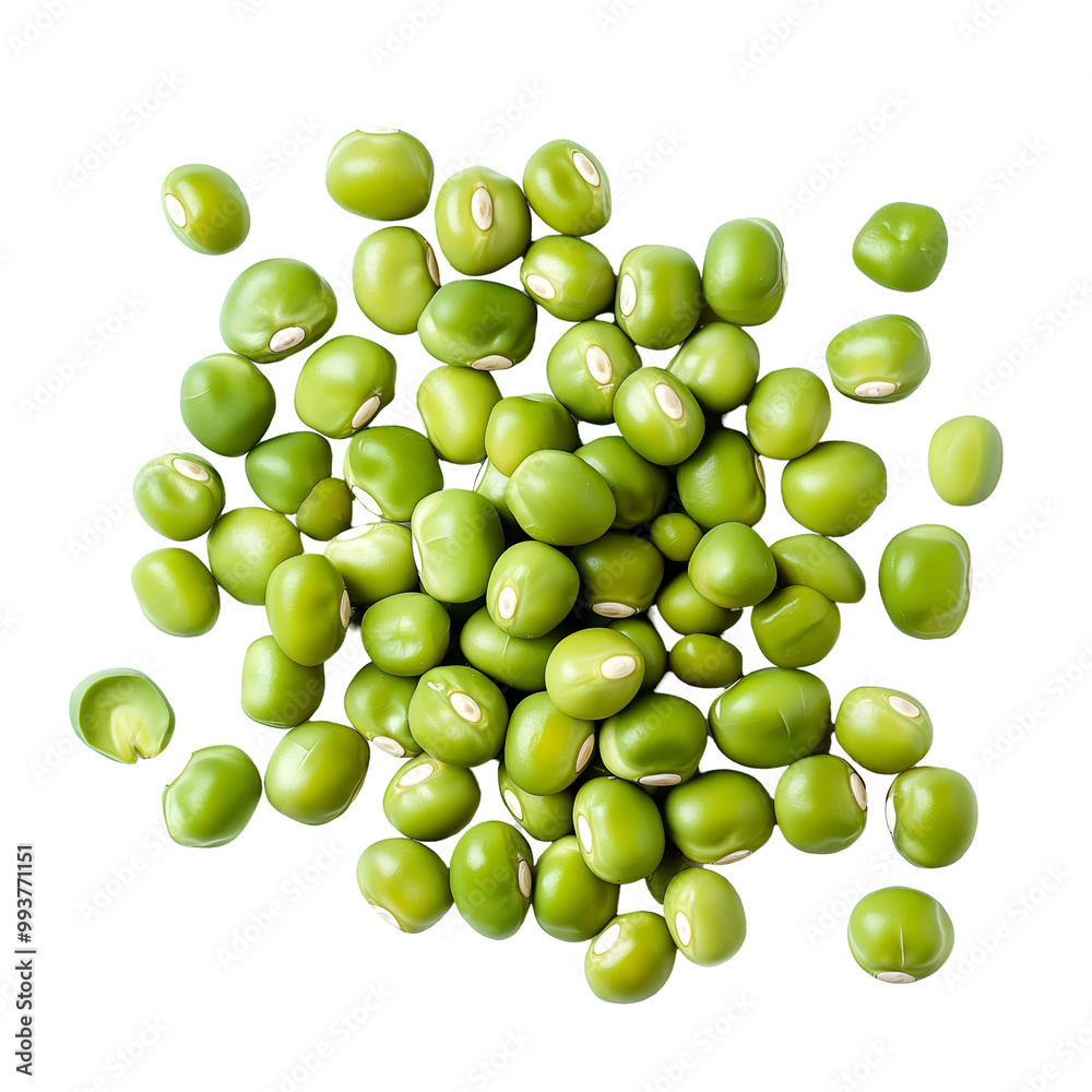 Foto de Stock Mung bean, Legume, Isolated on Transparent Background ...