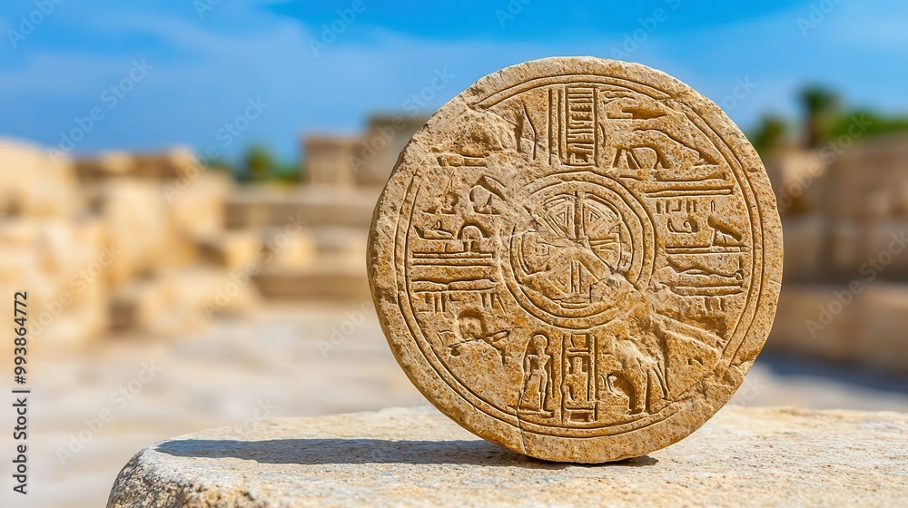 Ancient Phoenician alphabet carved in stone, early writing Stock ...