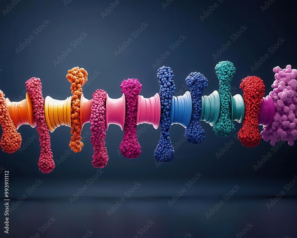 Medical illustration showing stages of colorectal cancer progression ...