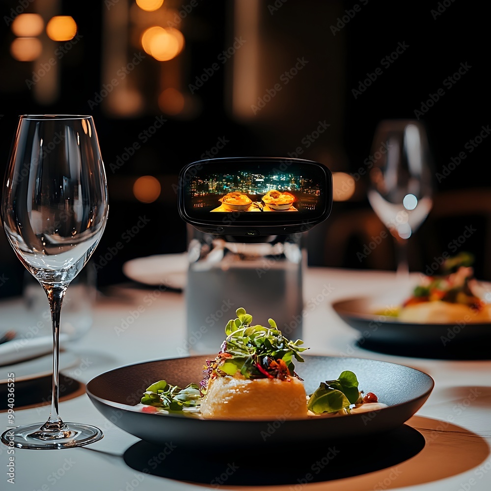 Diners at this innovative modern restaurant use augmented reality ...