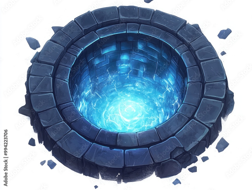 Illuminated vortex with a PNG effect on a white backdrop Radiant ...