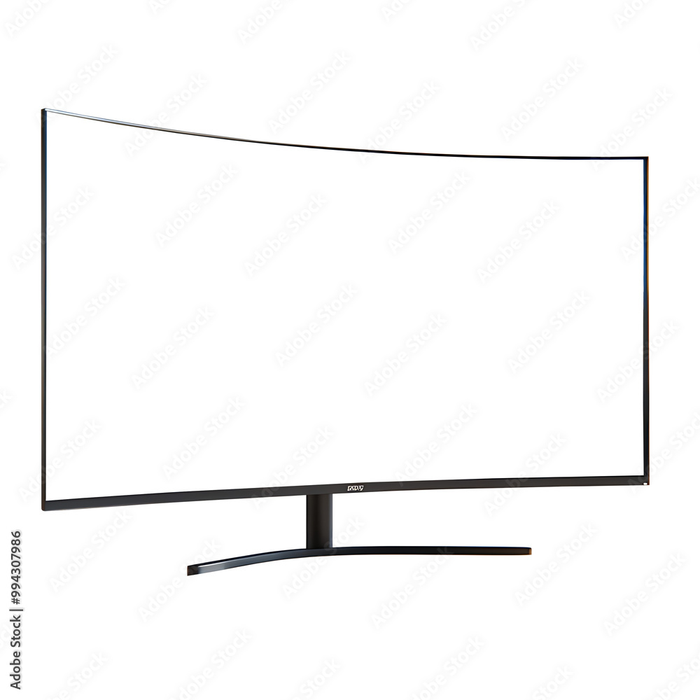 High-Resolution PNG Cutout of a Modern LED Computer Screen Display with ...