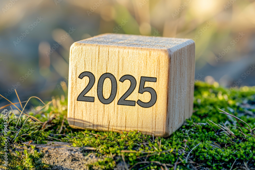 Action Plan 2025 Cube with text 2025 plans, goals, actions to list and ...