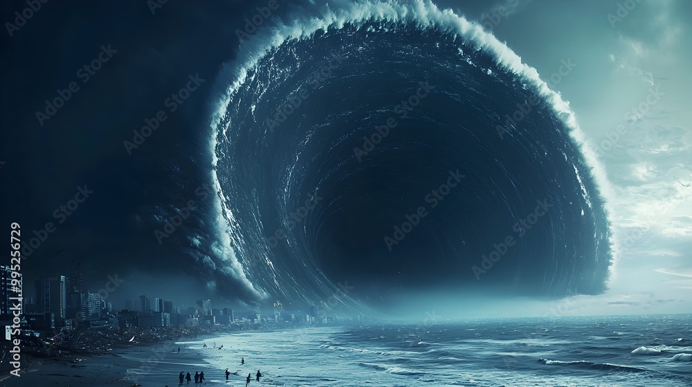 Urgent Tsunami Warning Broadcast on TV and Radio Advising Immediate ...