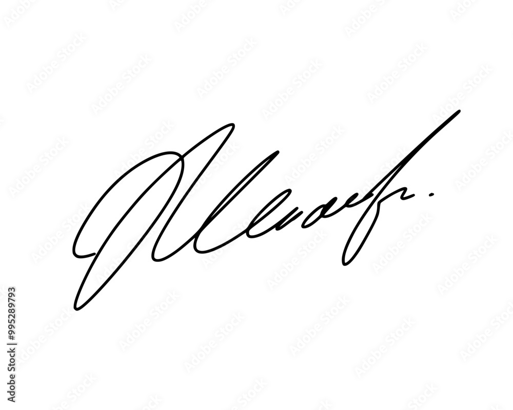 First letter M signature ideas for documents. Vector with transparent ...